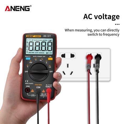 AN8001 Capacitor Tester Digital Multimeter Profesi Grandado