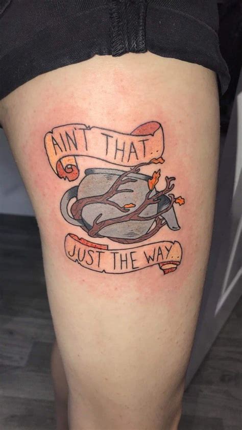 A Beautiful Over The Garden Wall Tattoo Done By George McCaww At Level