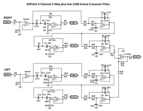 Channel Way Inc Sub Db Oct Ne Active Crossover Filter