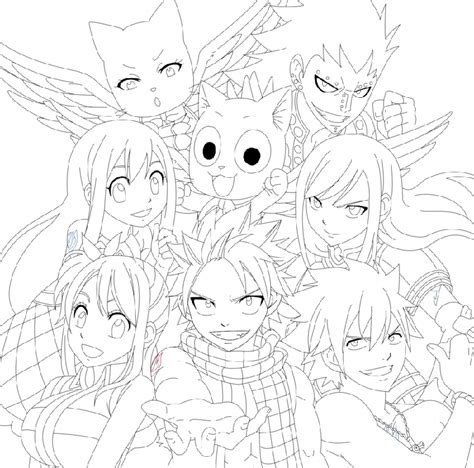 75 Anime Ausmalbilder Fairy Tail