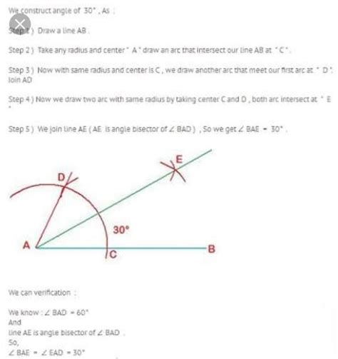 Constructing A Degree Angle Brainly In