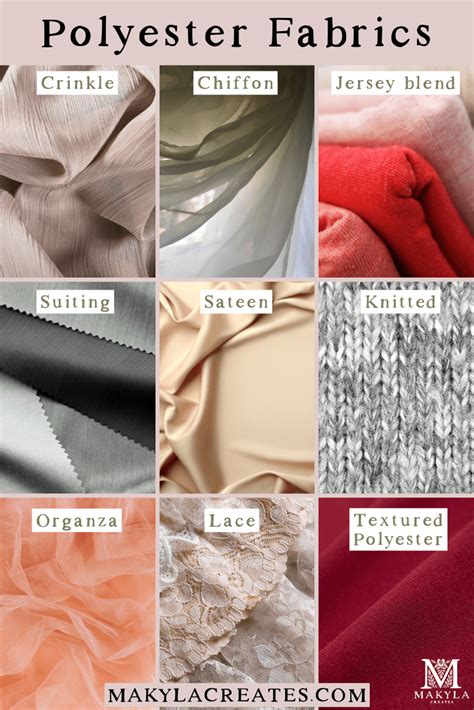 Types Of Fabrics And Materials With Names And Pictures Fashion Design
