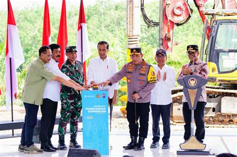 Groundbreaking Polres Khusus Kawasan IKN Kapolri Pastikan Komitmen