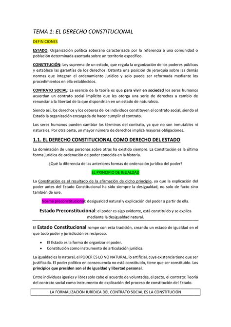 Tema Tema Derecho Constitucional Warning Tt Undefined