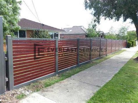 Aluminium Slat Fencing Panel 1800 X 2400 Available In Colours 554 GST