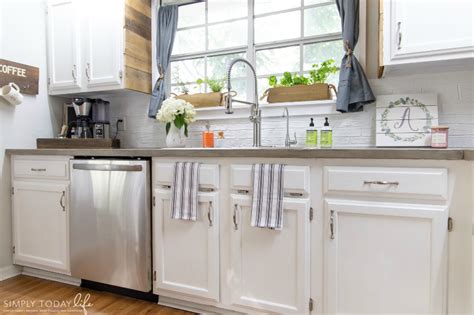 Chalk Painted Kitchen Cabinets Before And After Wow Blog