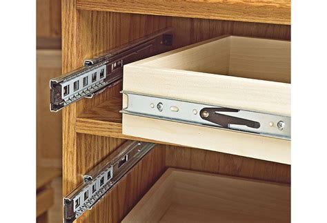How To Install Side Mount Drawer Slides On Face Frame Cabinets