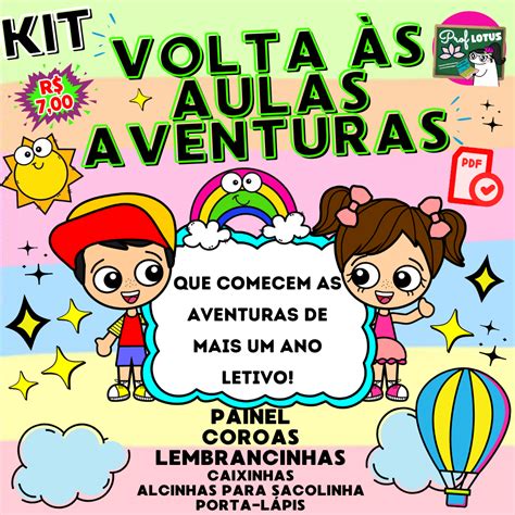 VOLTA ÀS AULAS AVENTURAS Silvana Jaeger da Silva Hotmart
