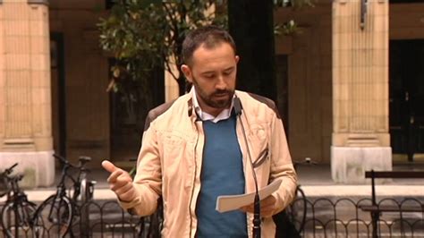 Denis Itxaso Presenta Su Candidatura A Diputado General De Gipuzkoa