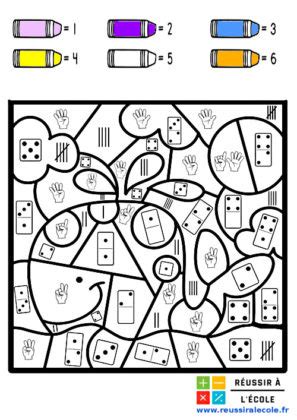 Coloriage Magique Maternelle 20 dessins à télécharger et à imprimer