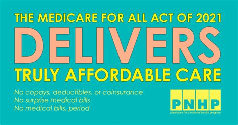 The Medicare For All Act Of 2021 PNHP
