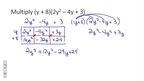 adding subtracting and multiplying polynomials youtube