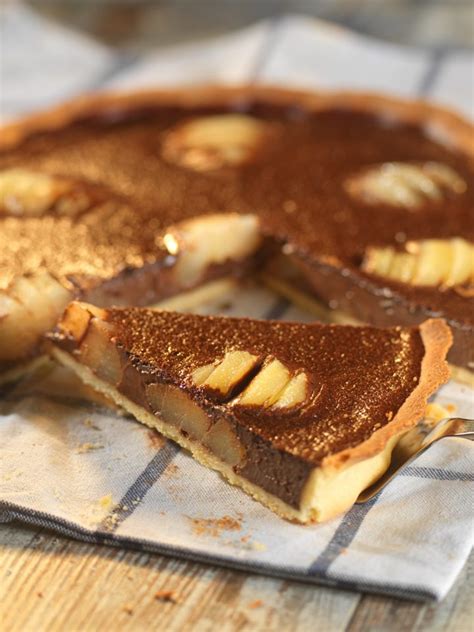 Recette de tarte poire chocolat maison facile et rapide à réaliser