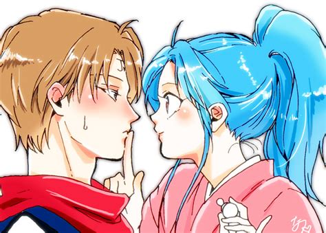 Botan And Koenma Yu Yu Hakusho Drawn By Shivaharu Danbooru