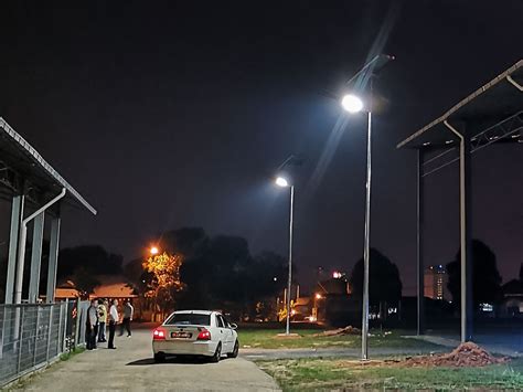 Customized Integrated Solar Street Lights For Park Lighting In Malaysia