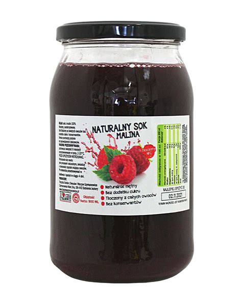 Sok z Malin 100 900ml Tłocznia Szymanowice Sklep EMPIK