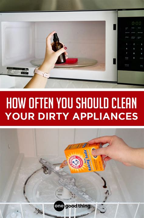 The Ultimate Guide To When And How To Clean Your Appliances Cleaning
