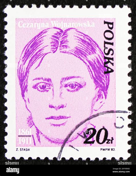 MOSCOW RUSSIA OCTOBER 29 2022 Postage Stamp Printed In Poland