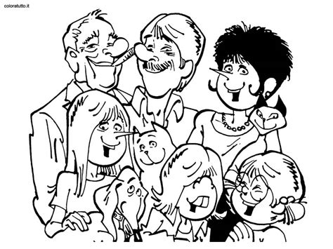 Coloriage Famille 68 LesColoriages Net