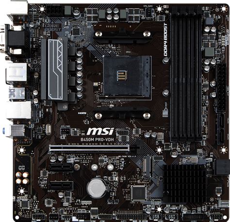 Msi B M Pro Vdh Motherboard Specifications On Motherboarddb