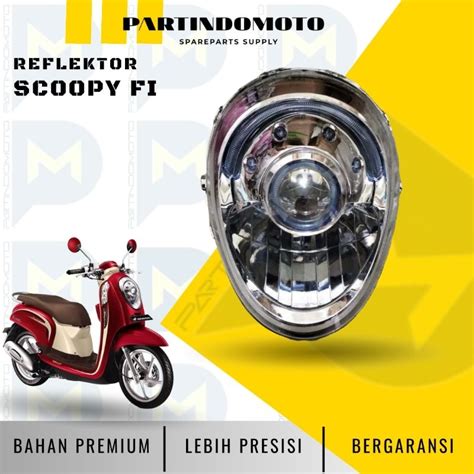 Jual Headlamp Reflektor Lampu Depan Scoopy Fi 2013 2014 2015 2016