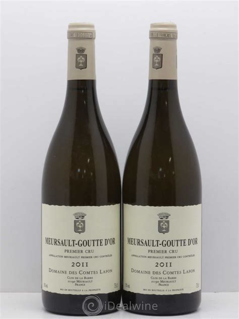 Acheter Meursault 1er Cru Goutte D Or Domaine Des Comtes Lafon 2011