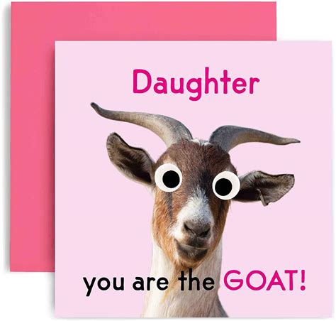 Amazon Huxters Birthday Cards For Women You Re The Goat