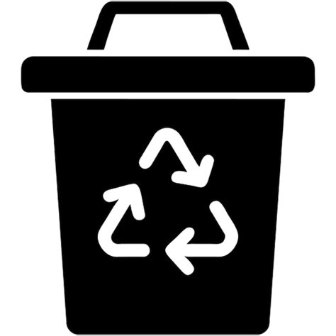 Cone Da Lixeira De Reciclagem Vetor Premium