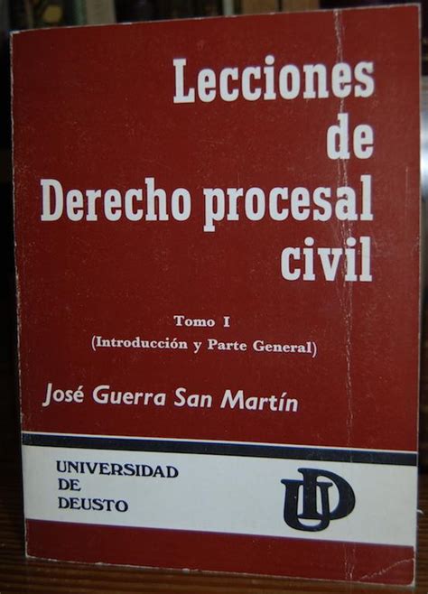 LECCIONES DE DERECHO PROCESAL CIVIL Tomo I Introducción y Parte