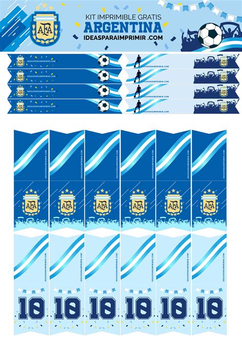 GRATIS Kit de ARGENTINA BiCampeón Copa América para imprimir Ideas