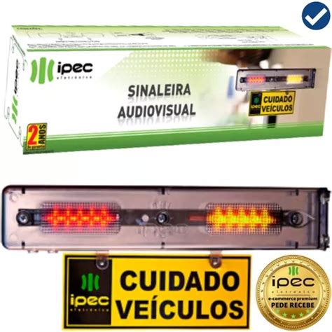 Sinalizador De Garagem Sinaleira Led Bivolt Ipec Frete grátis