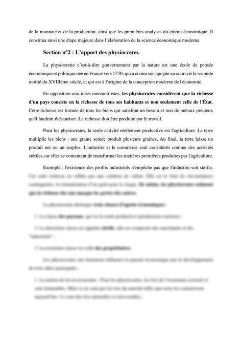 SOLUTION Chapitre 2 Les Grands Courants De La Pens E Conomique Studypool