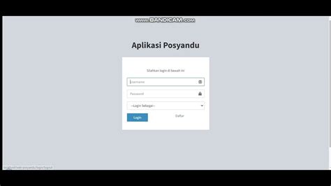 aplikasi posyandu berbasis web youtube