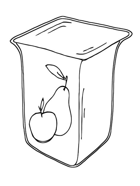 Desenhos De Iogurte Para Colorir Pintar E Imprimir Colorironline