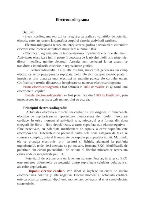 DOCX Electrocardiograma Rezumat Haulica DOKUMEN TIPS