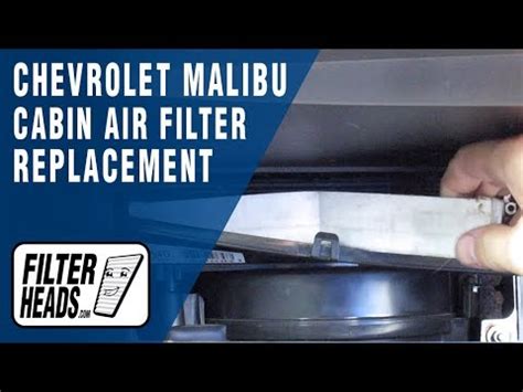 How To Replace Cabin Air Filter 2016 Chevrolet Malibu Limited AQ1164C