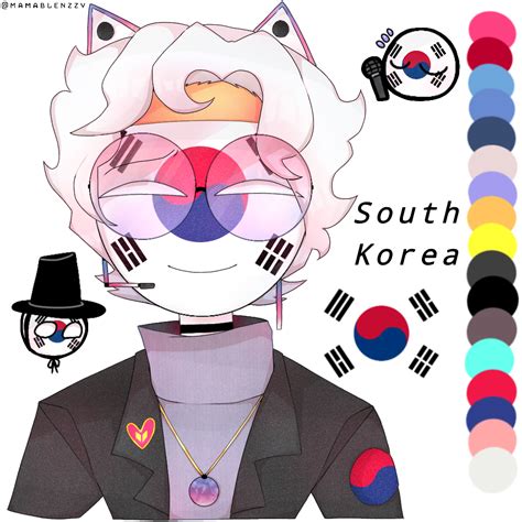 Countryhumans North Korea X South Korea Lemon