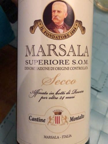 N V Cantine Montalto Marsala Superiore Seco Vivino US