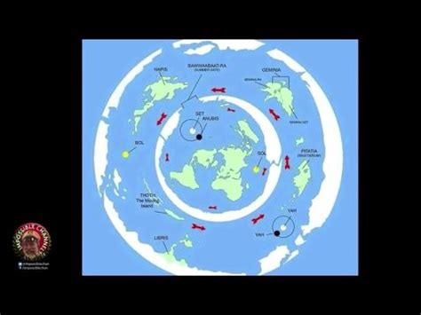 Antarctica Ice Wall Flat Earth Map