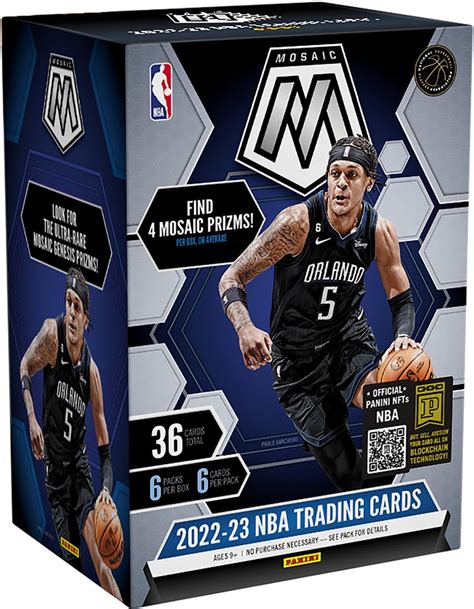 2022 2023 Panini Mosaic Basketball Hobby Exclusive Blaster Box
