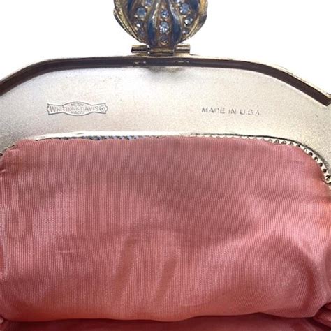 Vintage Whiting Davis Gold Metal Mesh Purse Depop