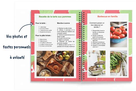 Créer son livre de recettes CreerMonLivre