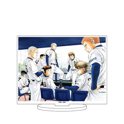 キャラアクリルフィギュア ダイヤのA act II 20 集合デザインB 公式イラスト マイルストン 商品詳細