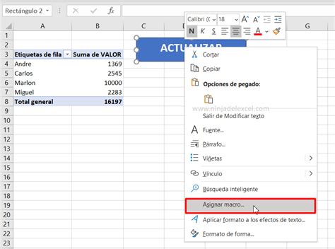 Como Actualizar Tabla Dinámica en Excel Automáticamente Ninja del Excel