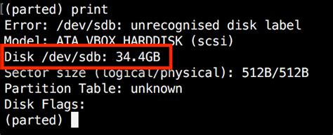 Parted Commands To Create And Manage Partitions In Linux