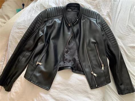Busca Campera De Cuero Negra De Hombre Zara A La Venta En Argentina