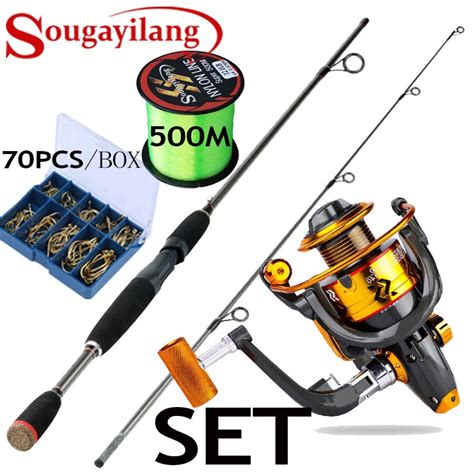 Jual Sougayilang Pancing Set Joran Pancing Dan 12 1BB Reel Pancing