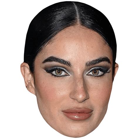 Fiona Zanetti Make Up Maske Aus Karton Celebrity Cutouts