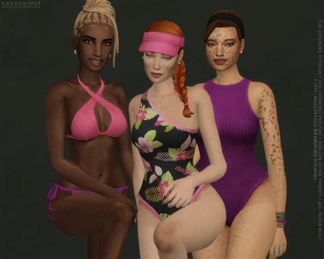 27 Sims 4 Swimsuit CC Bikinis One Piece Board Shorts We Want Mods