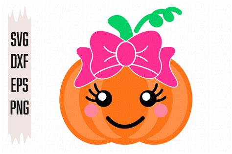 Pumpkin Face Cute Pumpkin Graphic By Lerastudio Creative Fabrica